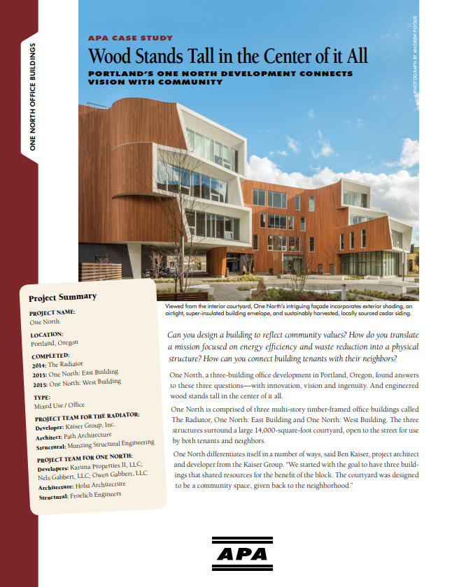 Portland’s One North Development Connects Vision with Community - APAAPA